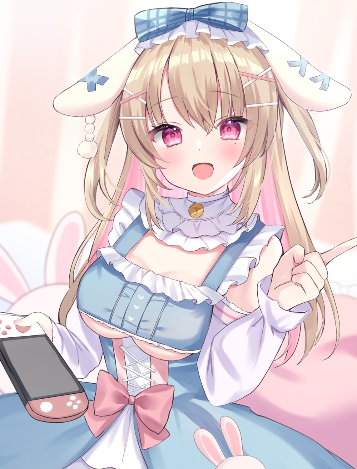 hamico isekai tensei shite v ni narimashita ayaginu temari animal ears bunny ears dress no bra ...